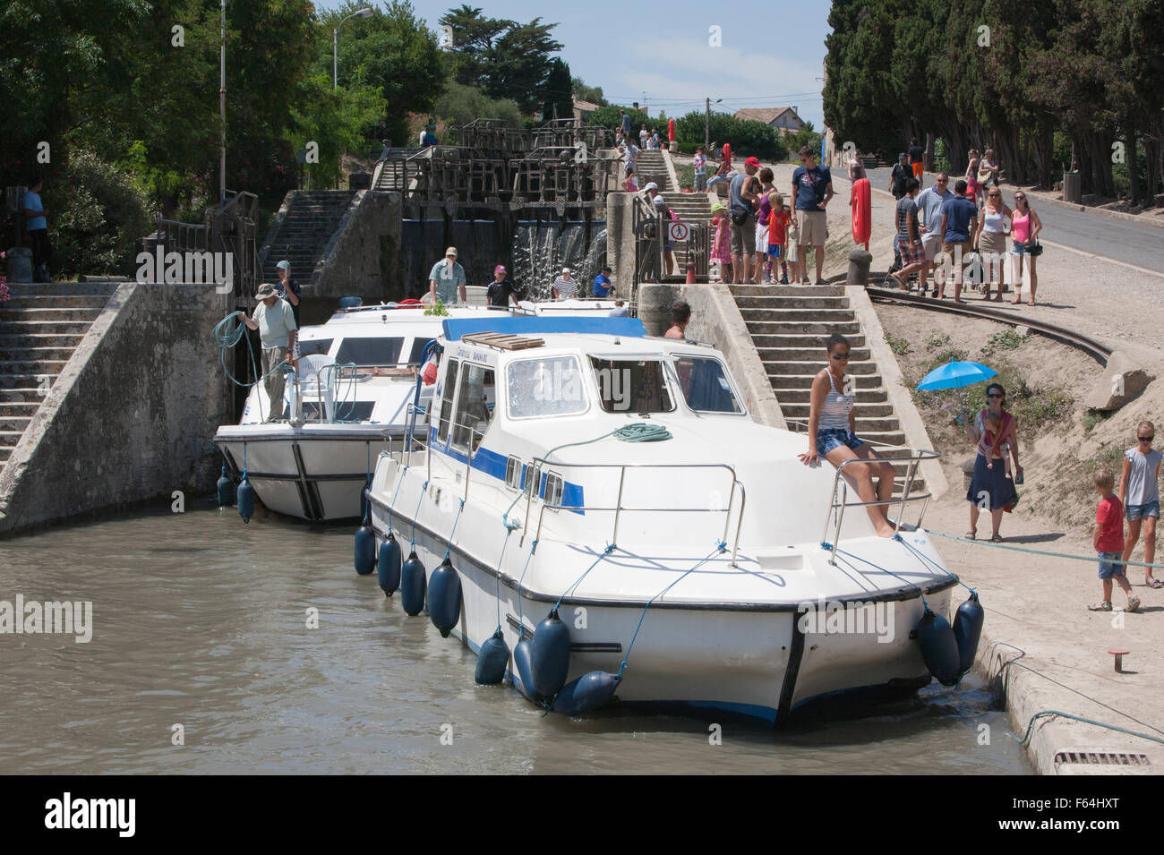 Map of the canal du midi hi-res stock photography and images - Alamy