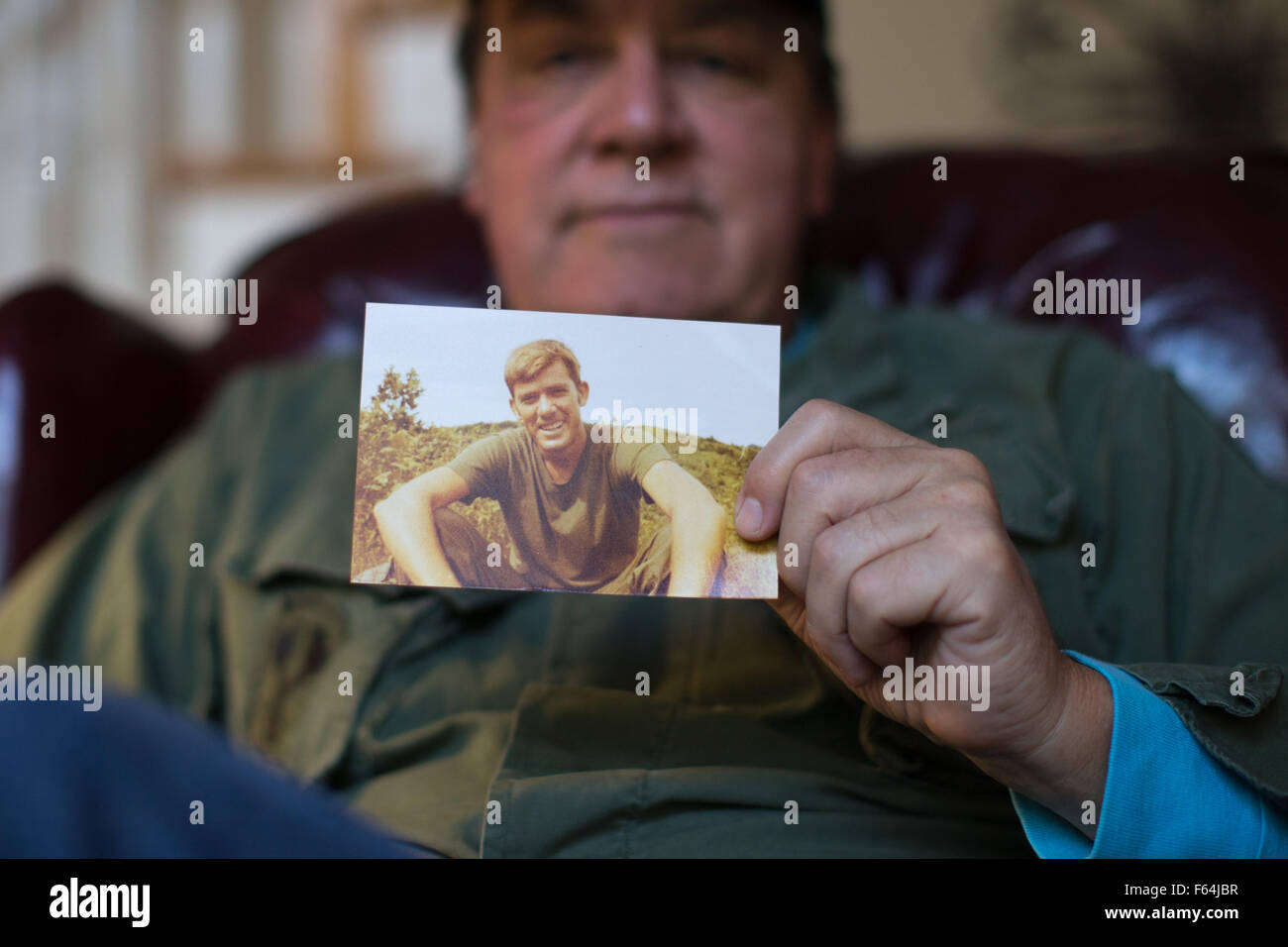 Powder Springs, Ga, USA. 11th Nov, 2015. DAVID THOMAS, a Vietnam War ...