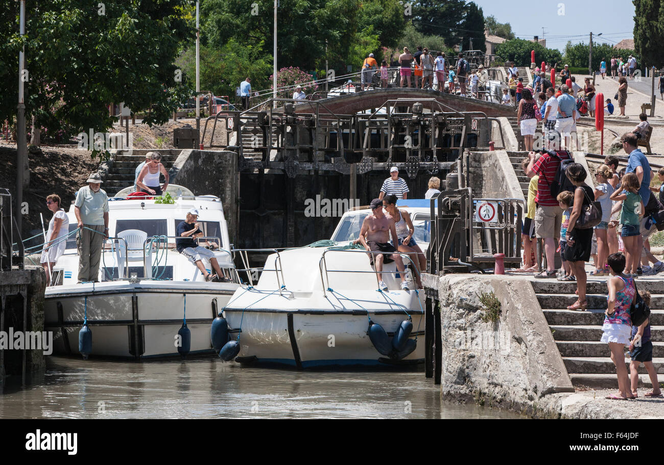 Map of the canal du midi hi-res stock photography and images - Alamy
