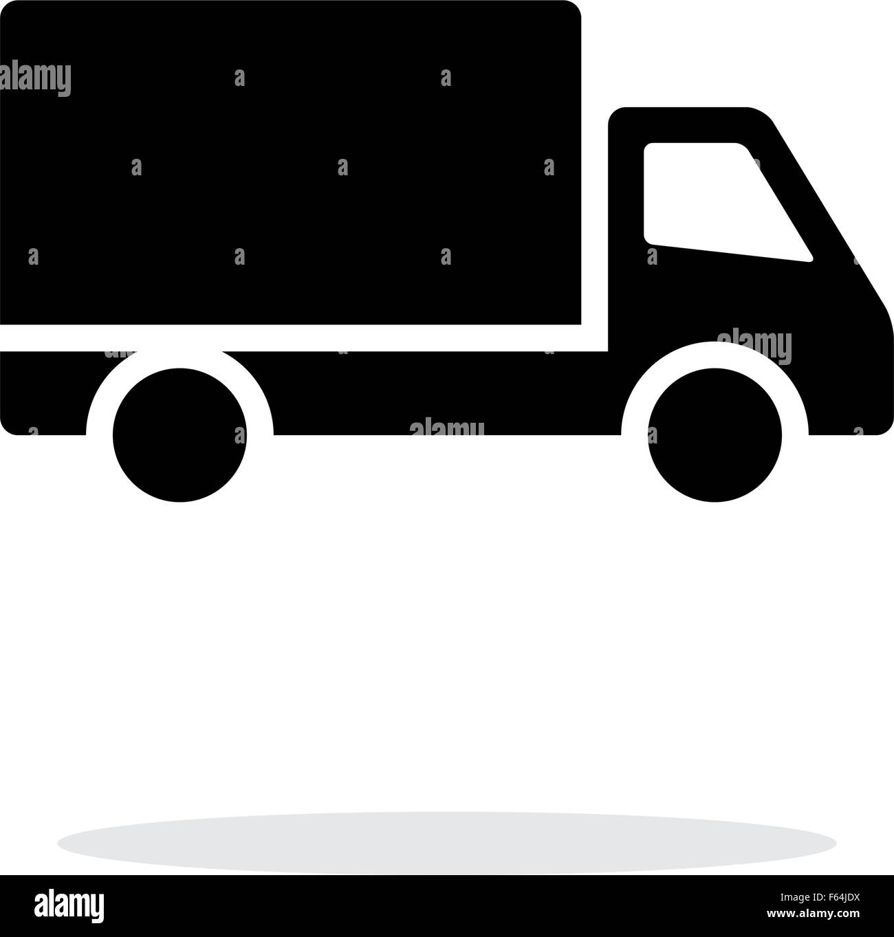 Truck simple icon on white background Stock Vector Image & Art - Alamy