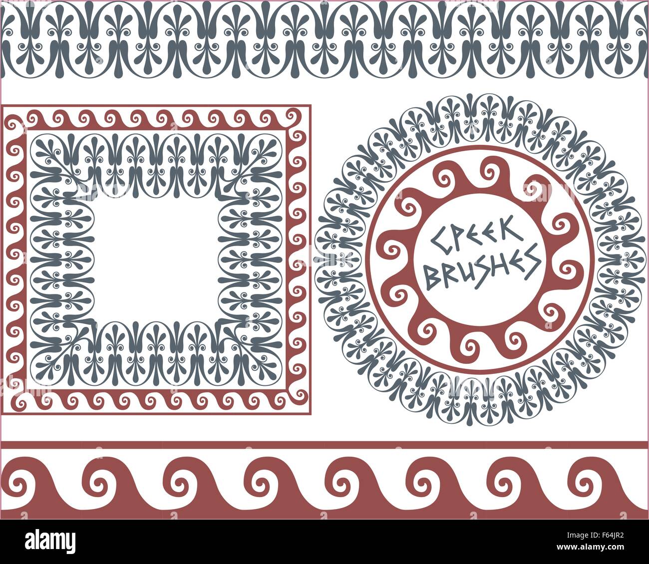 Traditional greek patterns Stock Vector Images - Alamy