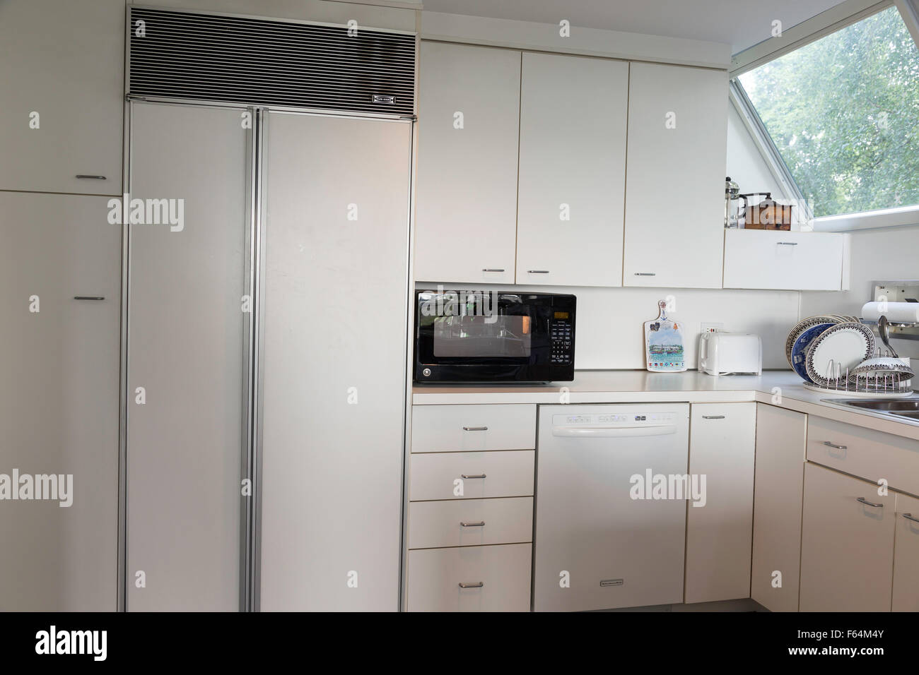 Showcase Kitchen Interior, Residential House, USA Stock Photo - Alamy