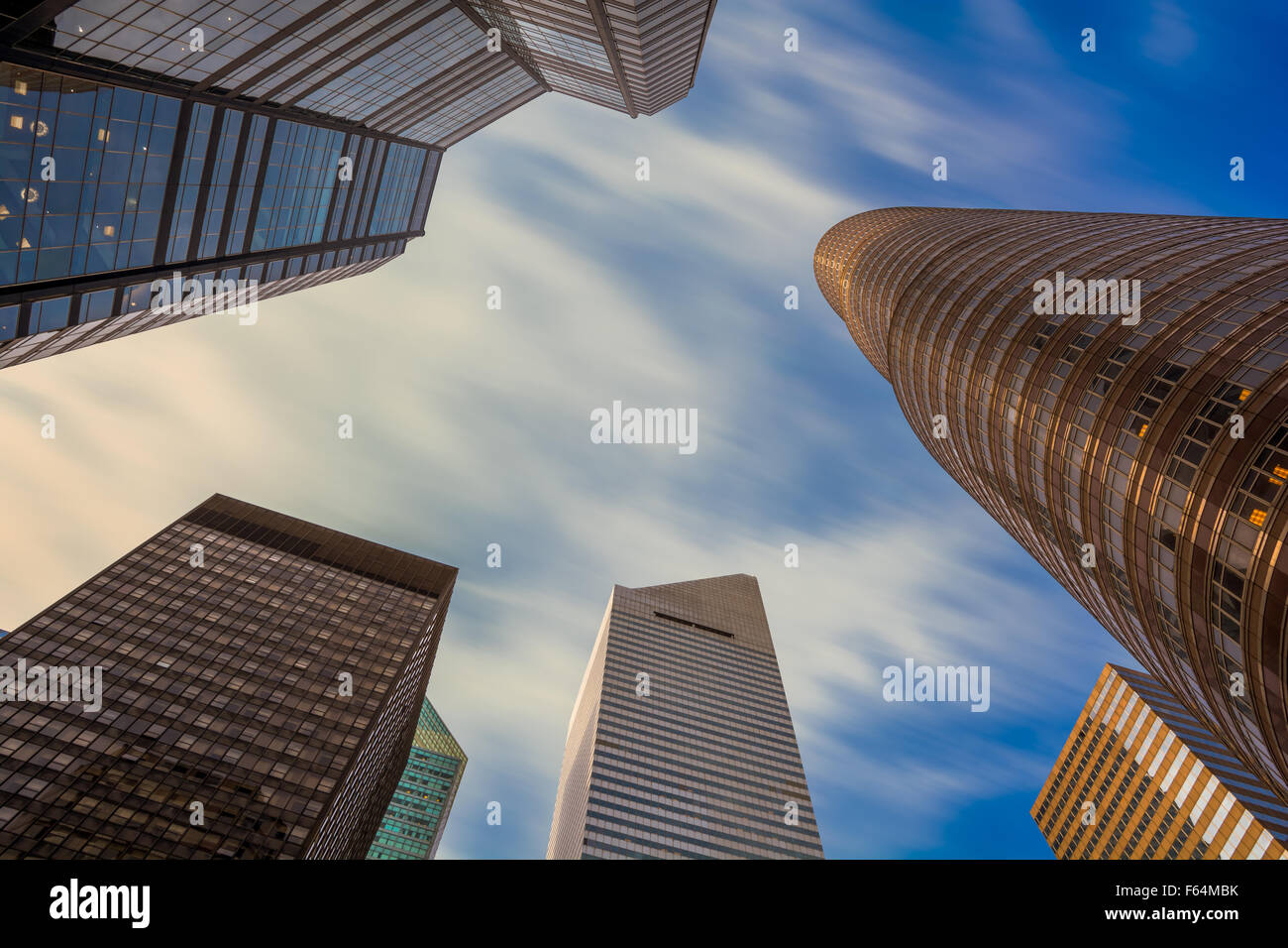 Skyscrapers Looking Down Stock Photos & Skyscrapers Looking Down Stock ...