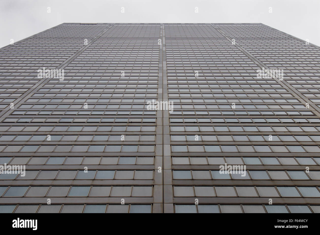 Beautiful photo of the big gray skyscraper Stock Photo - Alamy