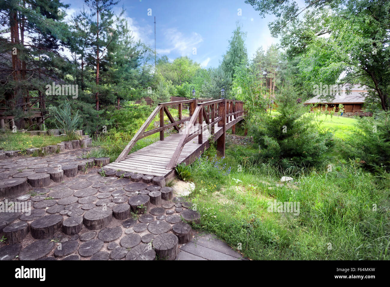 Bridge over ravine hi-res stock photography and images - Alamy
