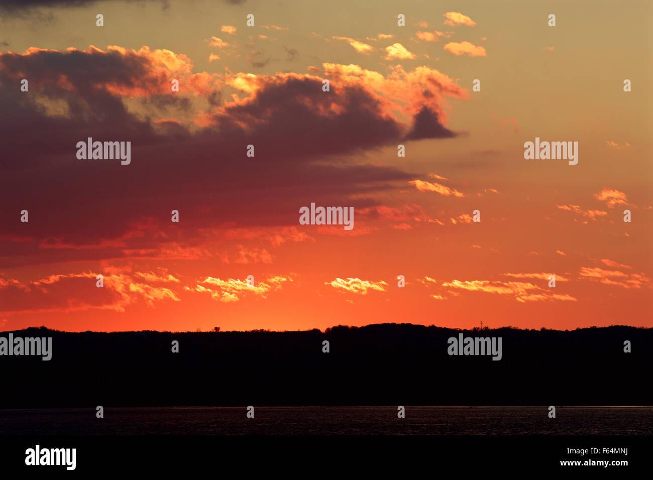 Shore beautiful pink lake sunset hi-res stock photography and images ...
