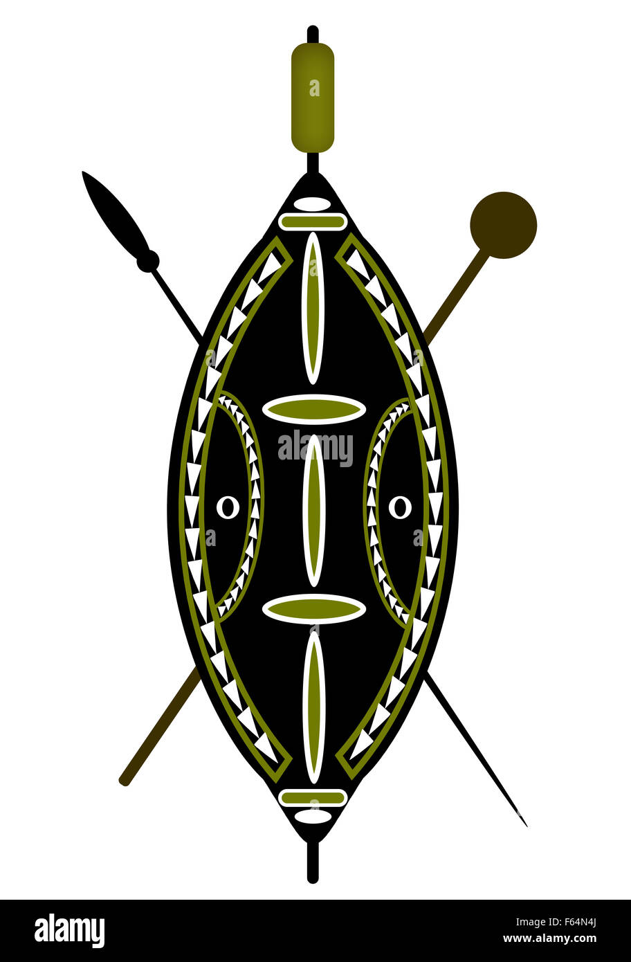 African Warrior Symbol