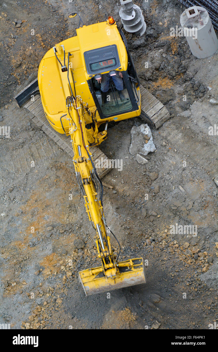 Digger Digging Foundation High Resolution Stock Photography and Images ...