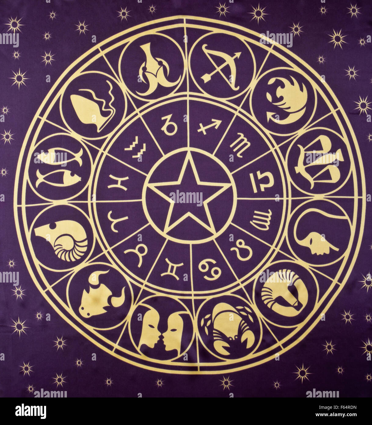 Zodiac wheel hi-res stock photography and images - Alamy