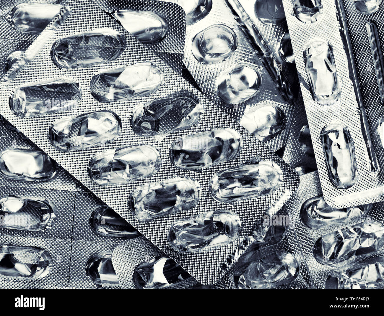 Heap of empty medicine plates Stock Photo - Alamy