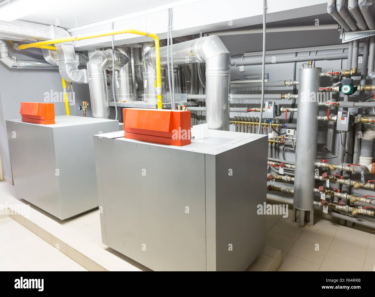 Condensing boiler house hi-res stock photography and images - Alamy