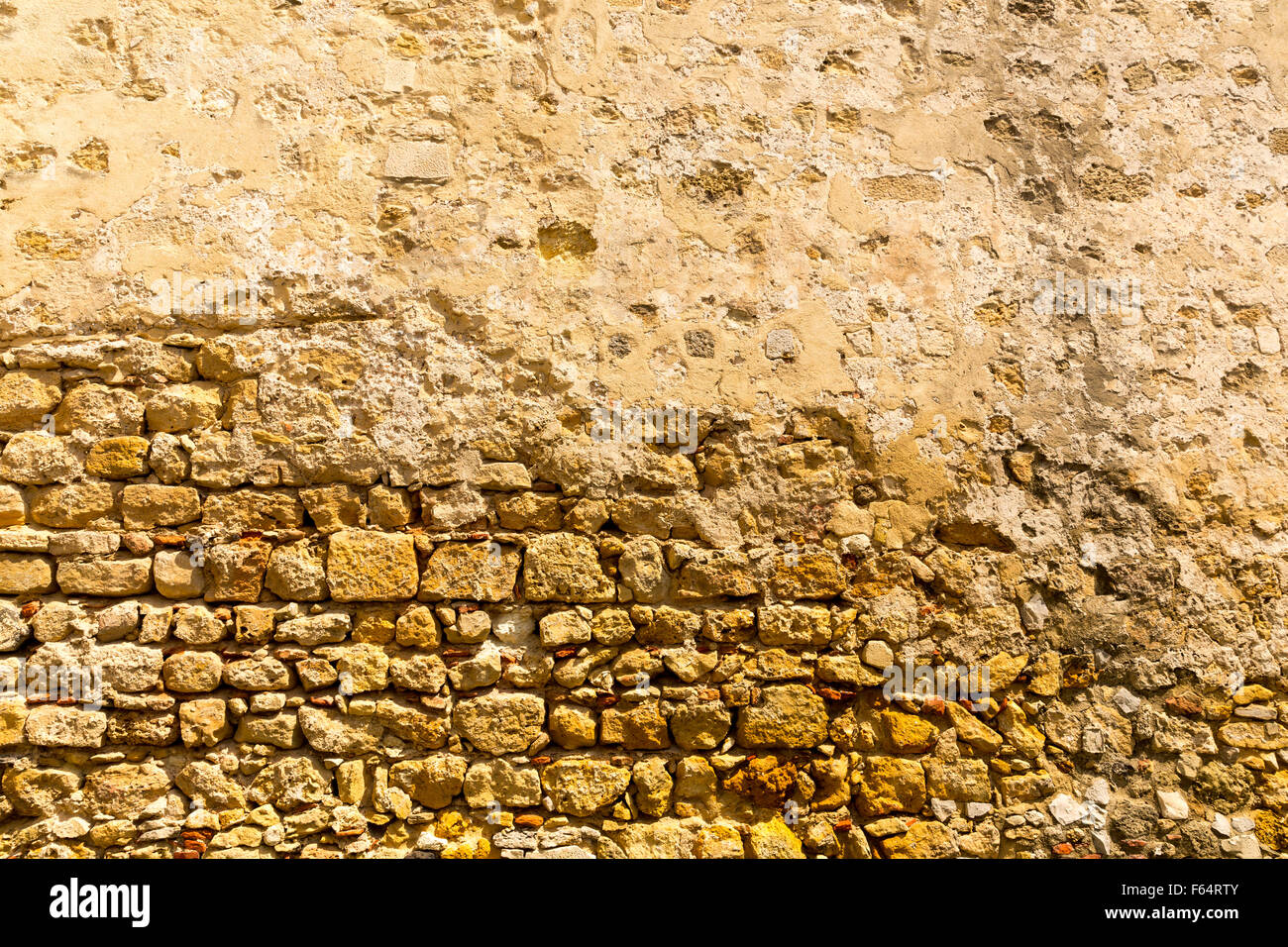 The wall of old building background Stock Photo - Alamy