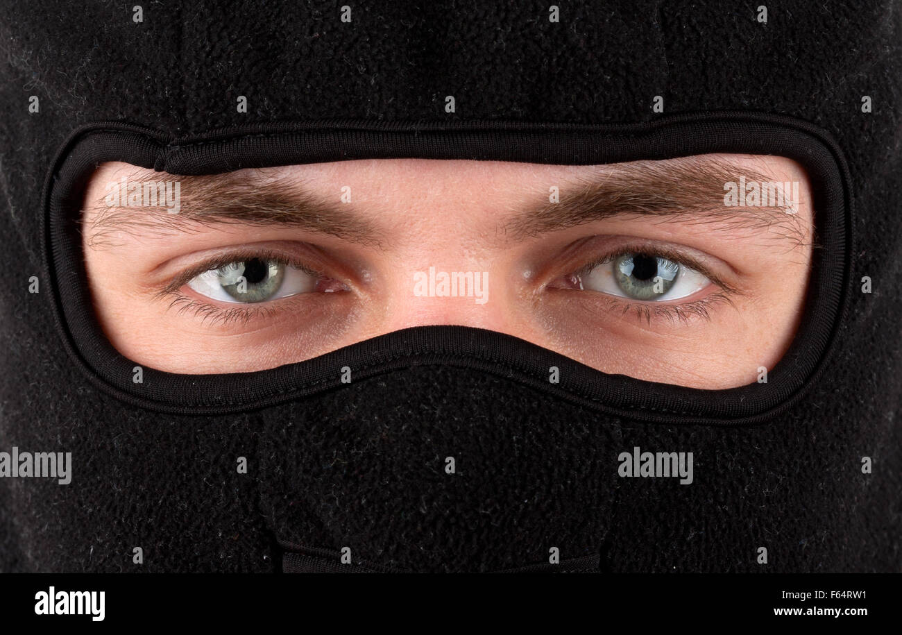 Balaclava man face hi-res stock photography and images - Alamy
