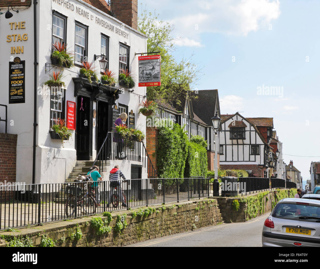 The historic Stag Inn, All Saints Street, Hastings, England, UK Stock ...