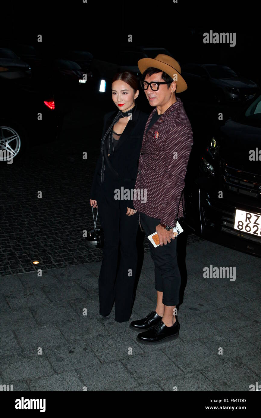 Hongkong, China. 11th Nov, 2015. Leo Ku holds his wedding ceremony in ...