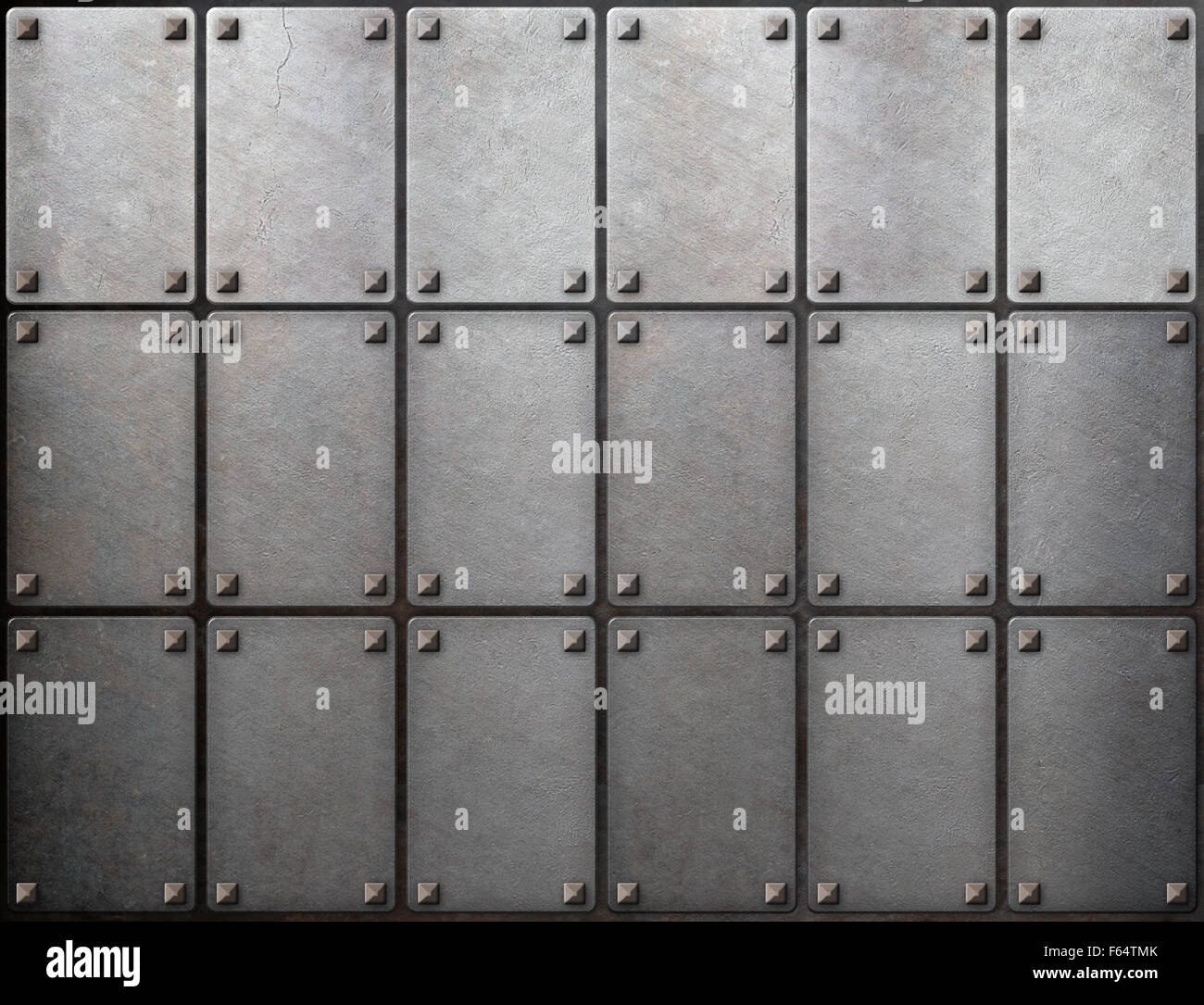 tiled metal background Stock Photo - Alamy