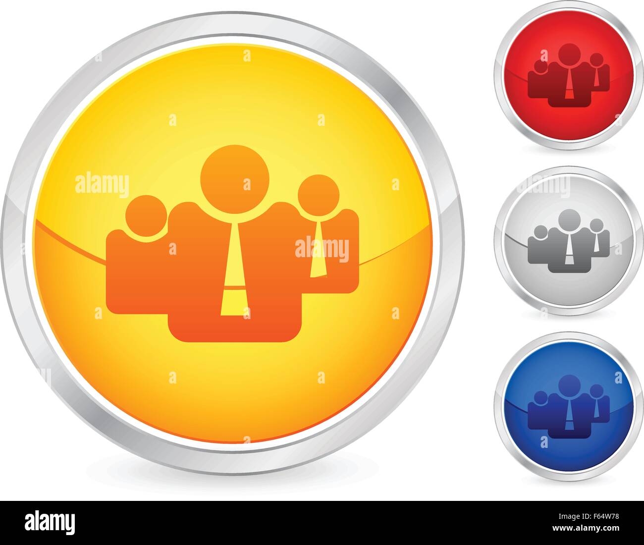 team buttons set on a white background. Vector illustration Stock ...