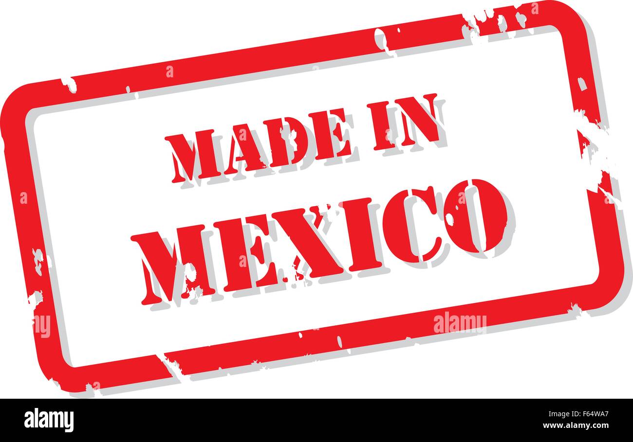 Made mexico label Stock Vector Images - Alamy