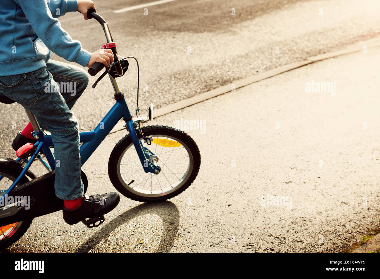 boy on a bicycle Stock Photo - Alamy