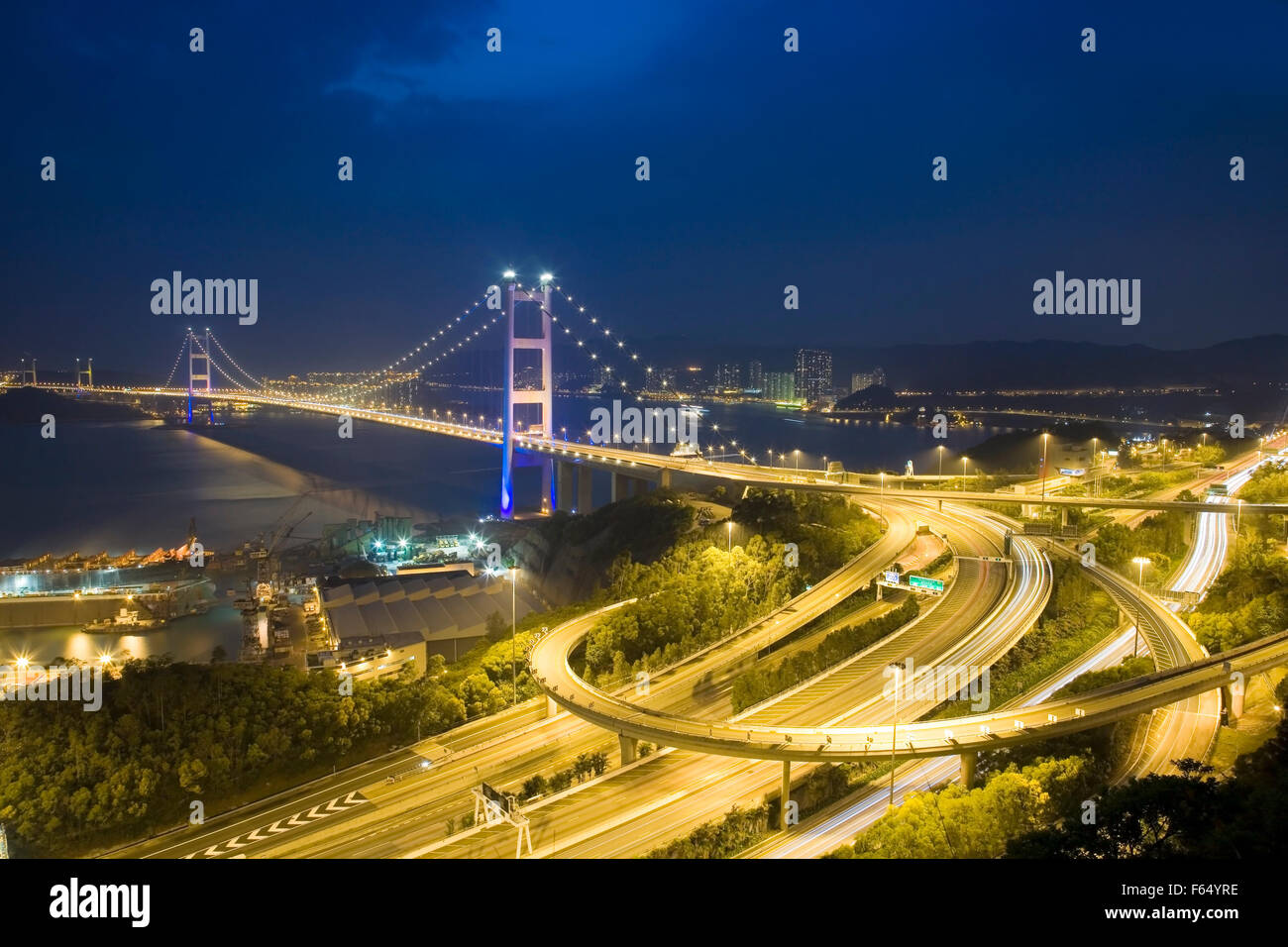 Tsing ma suspension bridge hi-res stock photography and images - Alamy