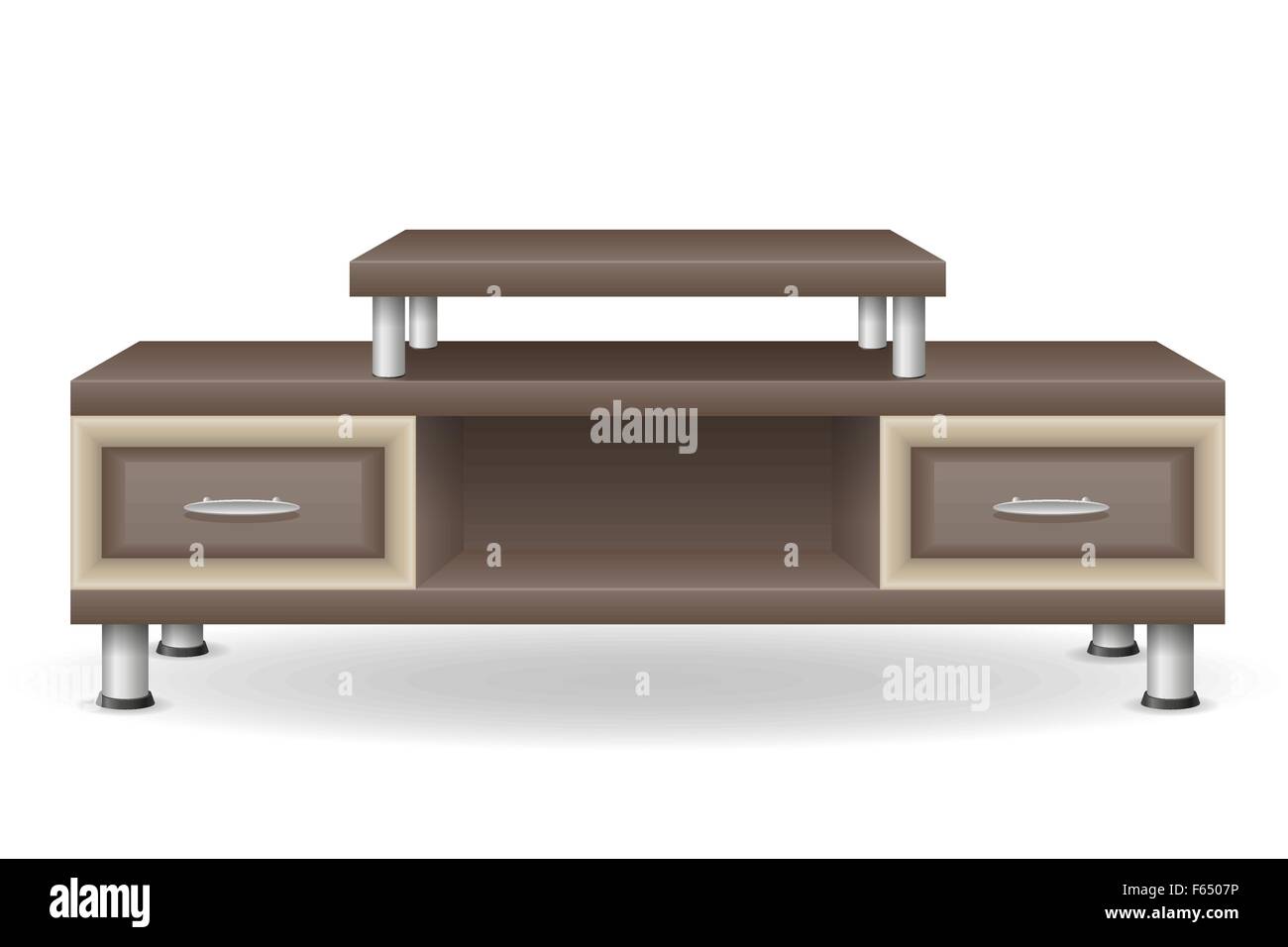 tv table furniture vector illustration isolated on white background ...