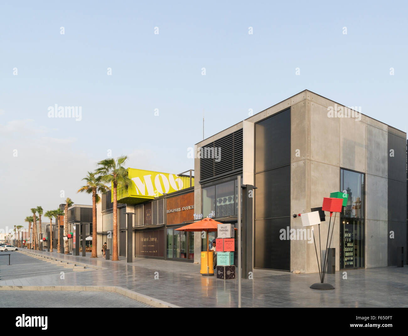 New Boxpark retail development containing shops, cafes and restaurants ...