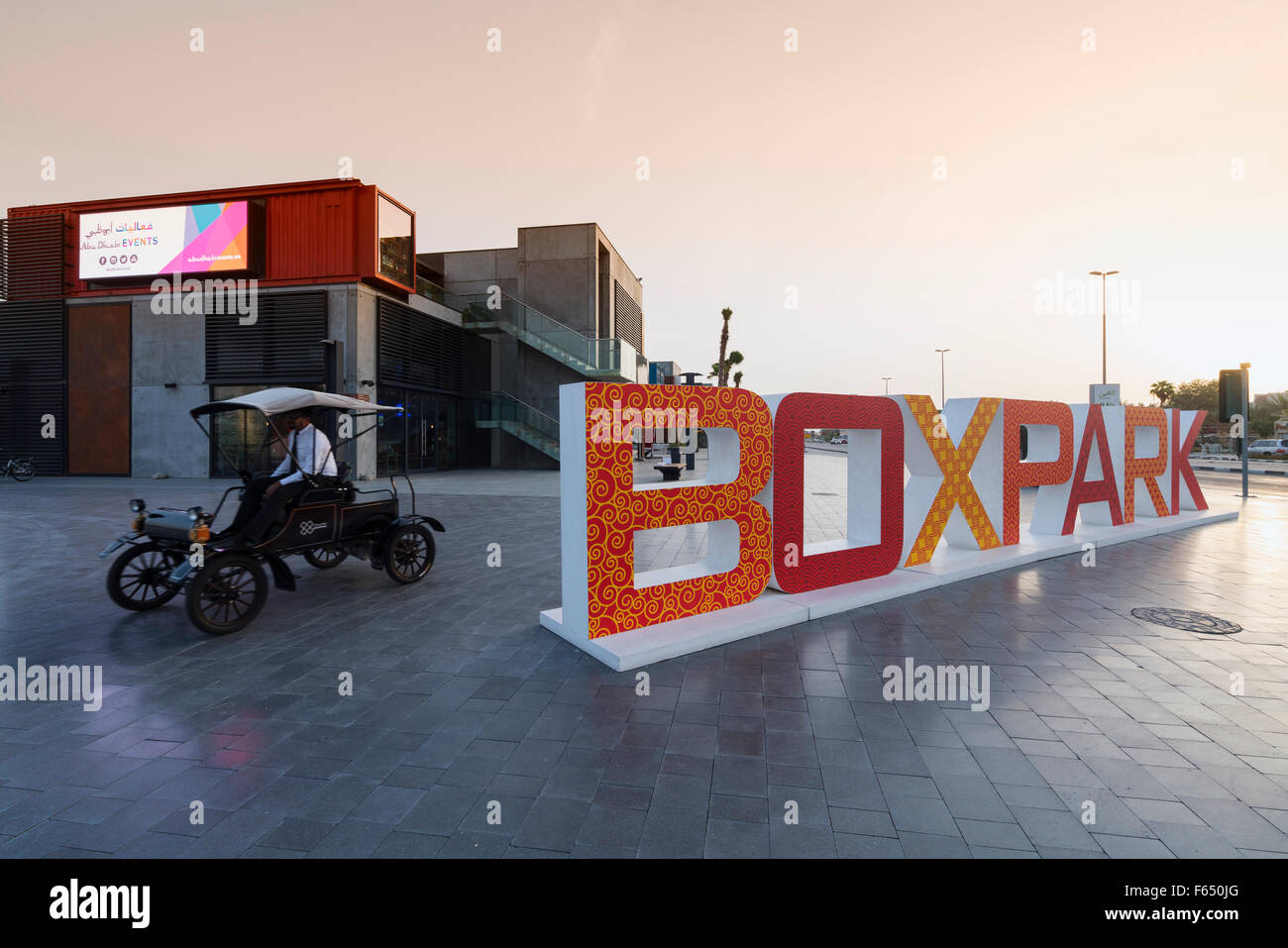 New Boxpark retail development containing shops, cafes and restaurants ...
