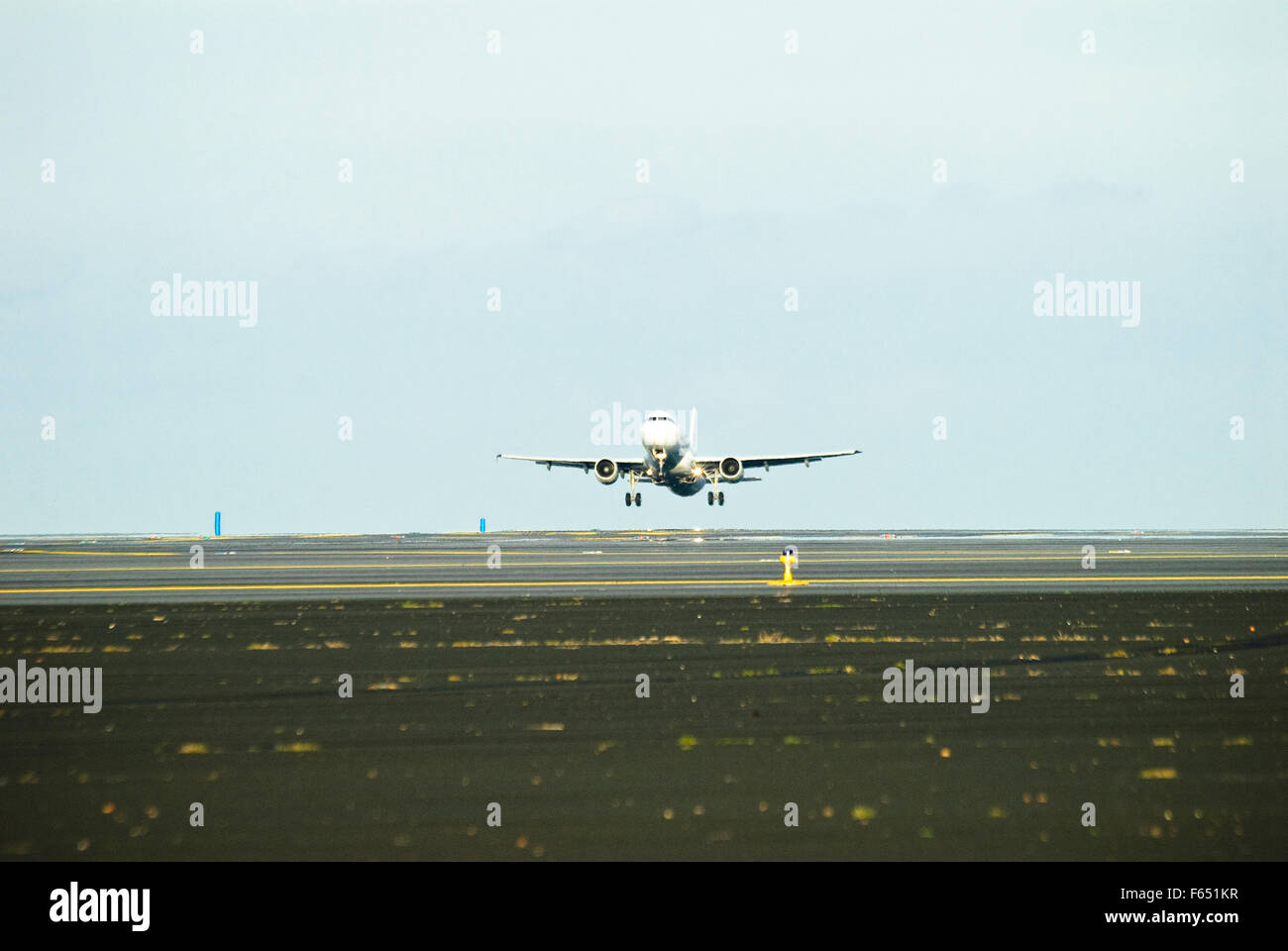 Plane taking off Stock Photo - Alamy