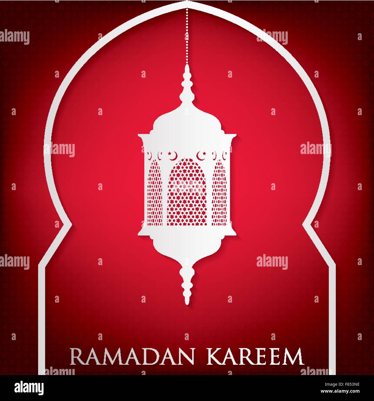 Window "Ramadan Kareem" (Generous Ramadan) card in vector format Stock ...