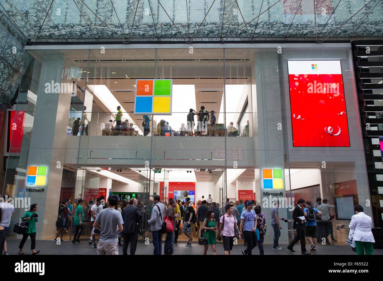 Sydney, Australia. 12 November 2015. Microsoft celebrated the grand ...
