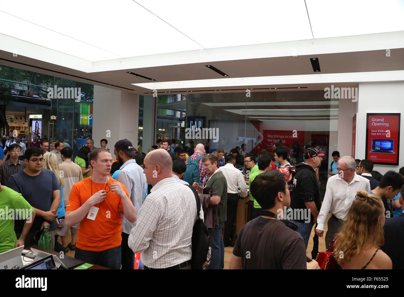 Sydney, Australia. 12 November 2015. Microsoft celebrated the grand ...