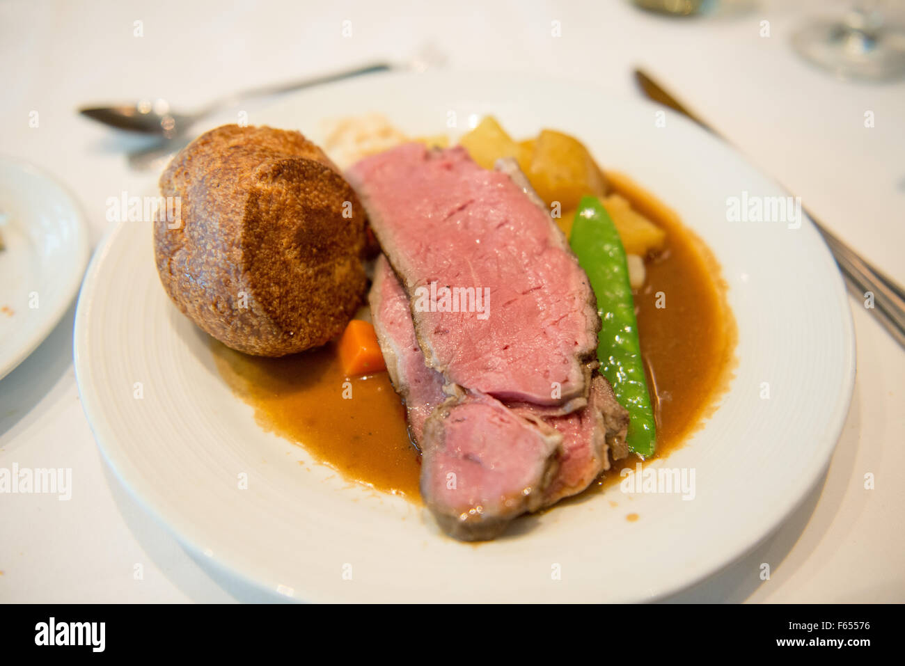 Beef roast plate Stock Photo - Alamy