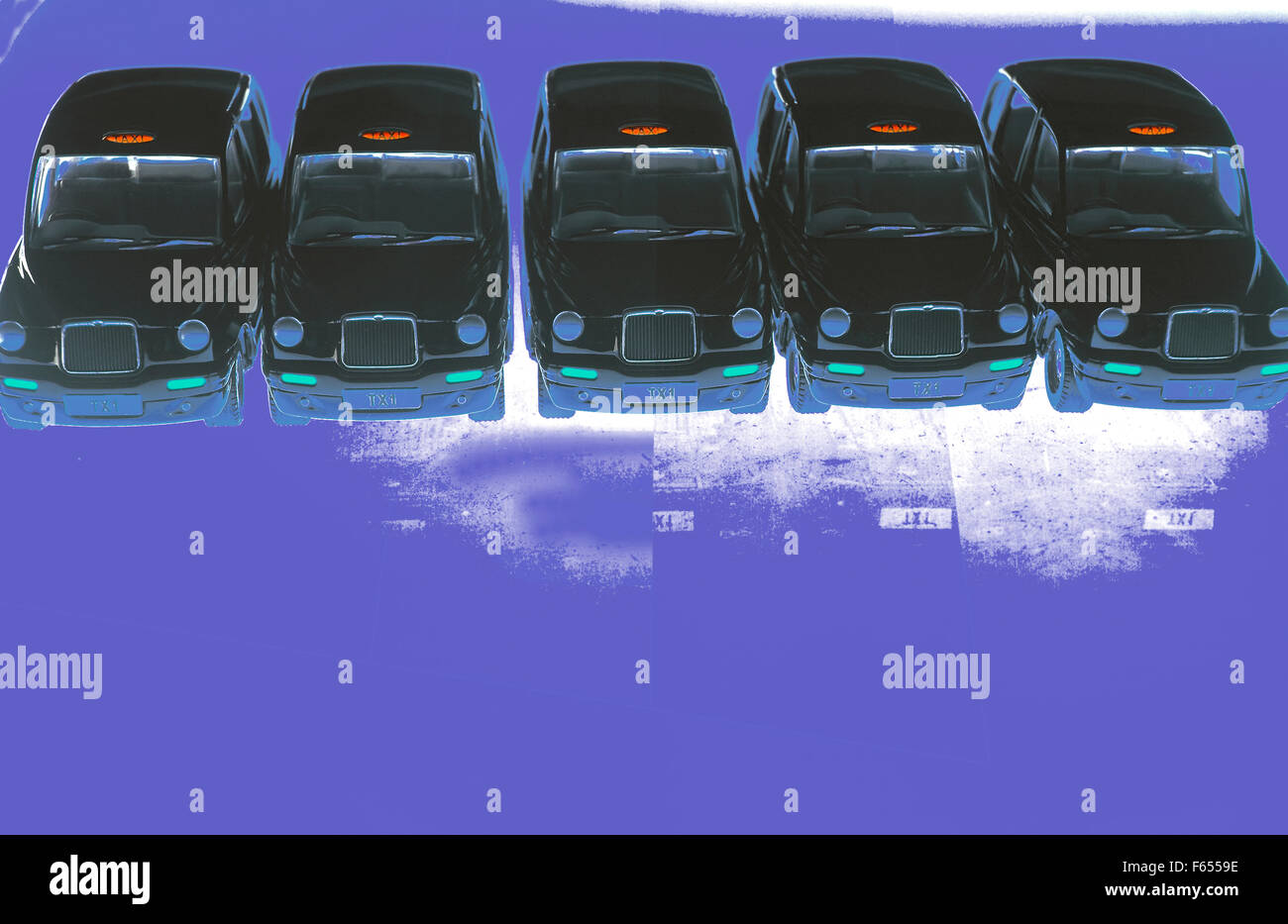 London black cab taxi Stock Photo - Alamy