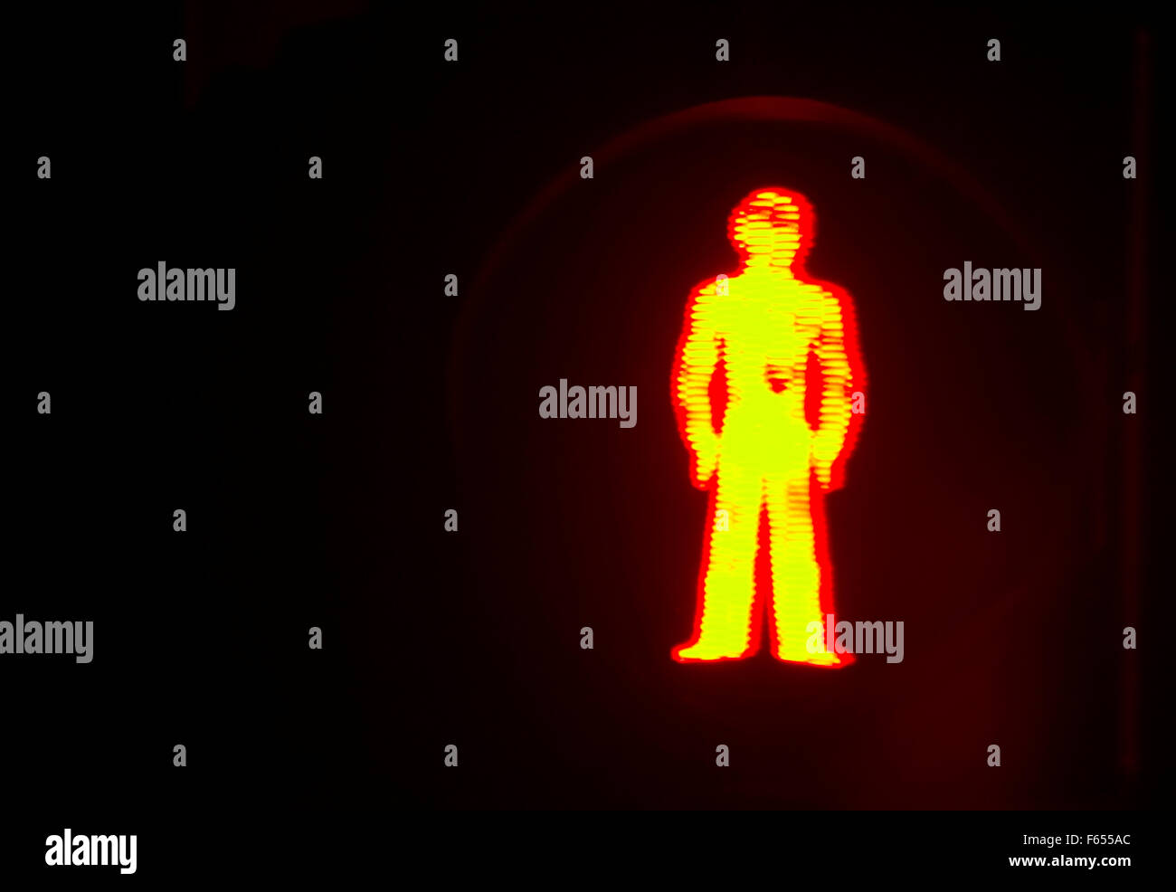 traffic light signals at night Stock Photo - Alamy