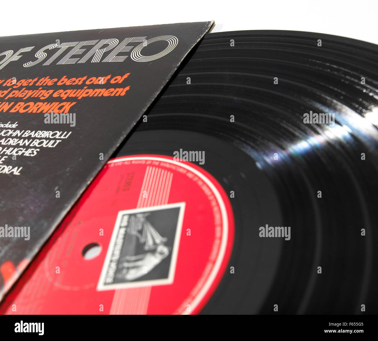 Record sleeve texture hi-res stock photography and images - Alamy