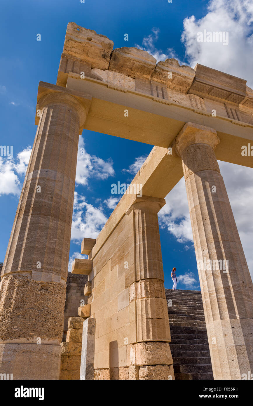 Pillars of acropolis hi-res stock photography and images - Alamy