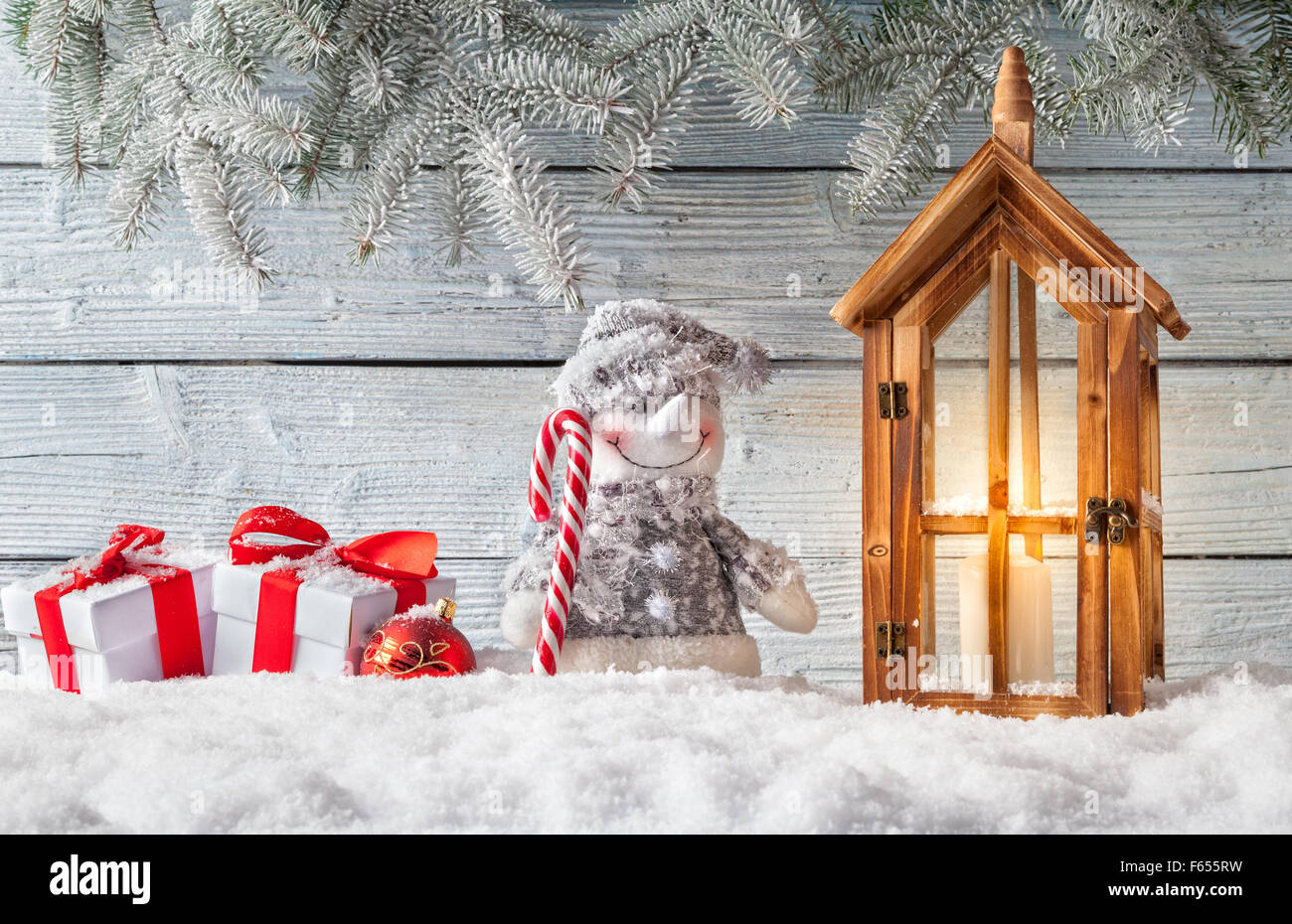 Christmas still life background Stock Photo - Alamy