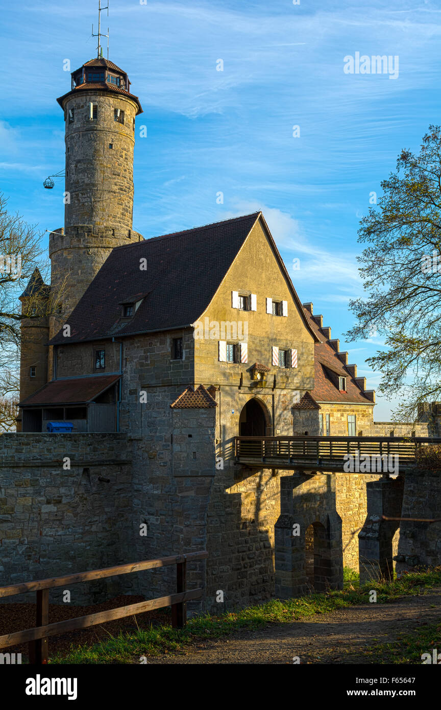 The Altenburg Castle in Bamberg from the side Stock Photo - Alamy