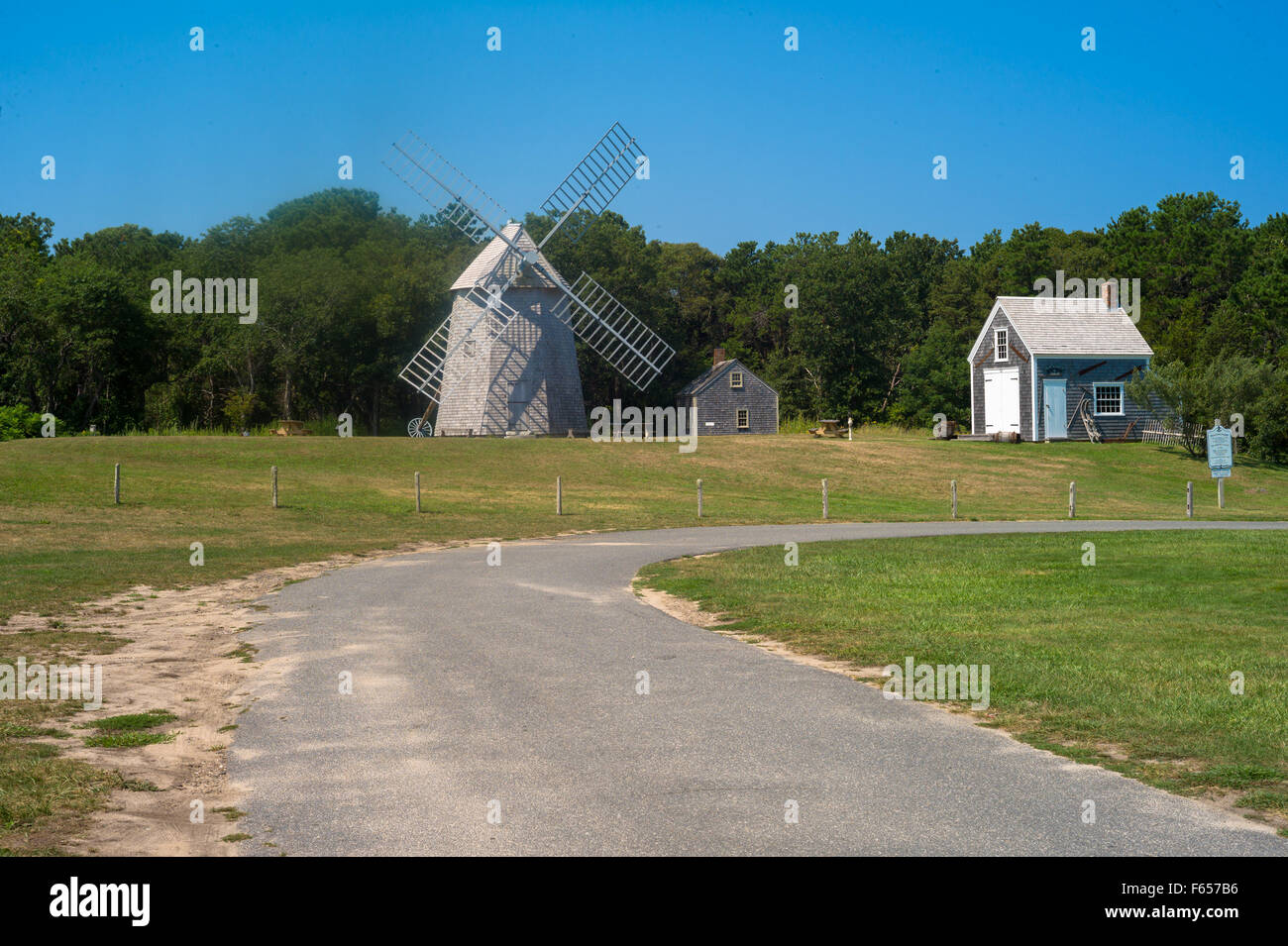 Old mill in Cape Cod, New England Stock Photo - Alamy