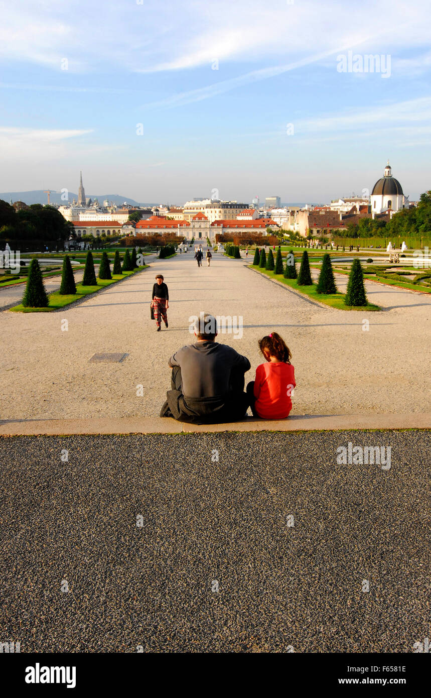 Belvedere Castle; Park, Garden; Vienna; Austria Stock Photo - Alamy