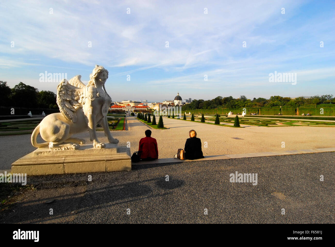 Belvedere Castle Park; Garden; Vienna; Austria Stock Photo - Alamy