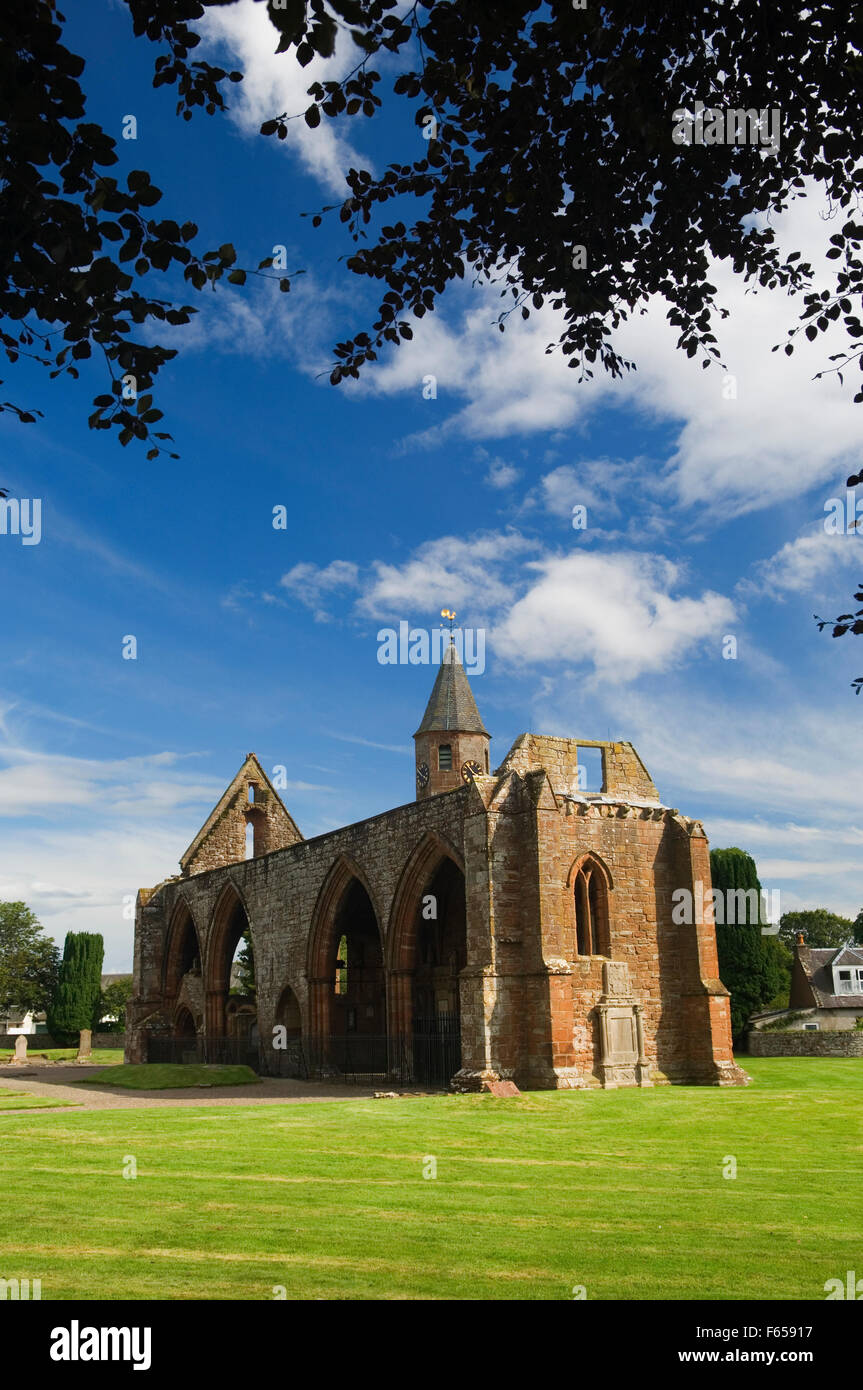 The ruins of Fortrose Cathedral on the Black Isle, Ross-shire, Scotland ...