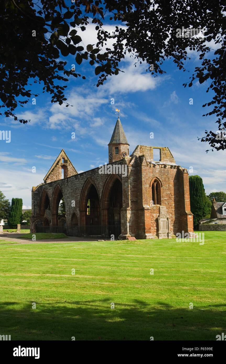 The ruins of Fortrose Cathedral on the Black Isle, Ross-shire, Scotland ...