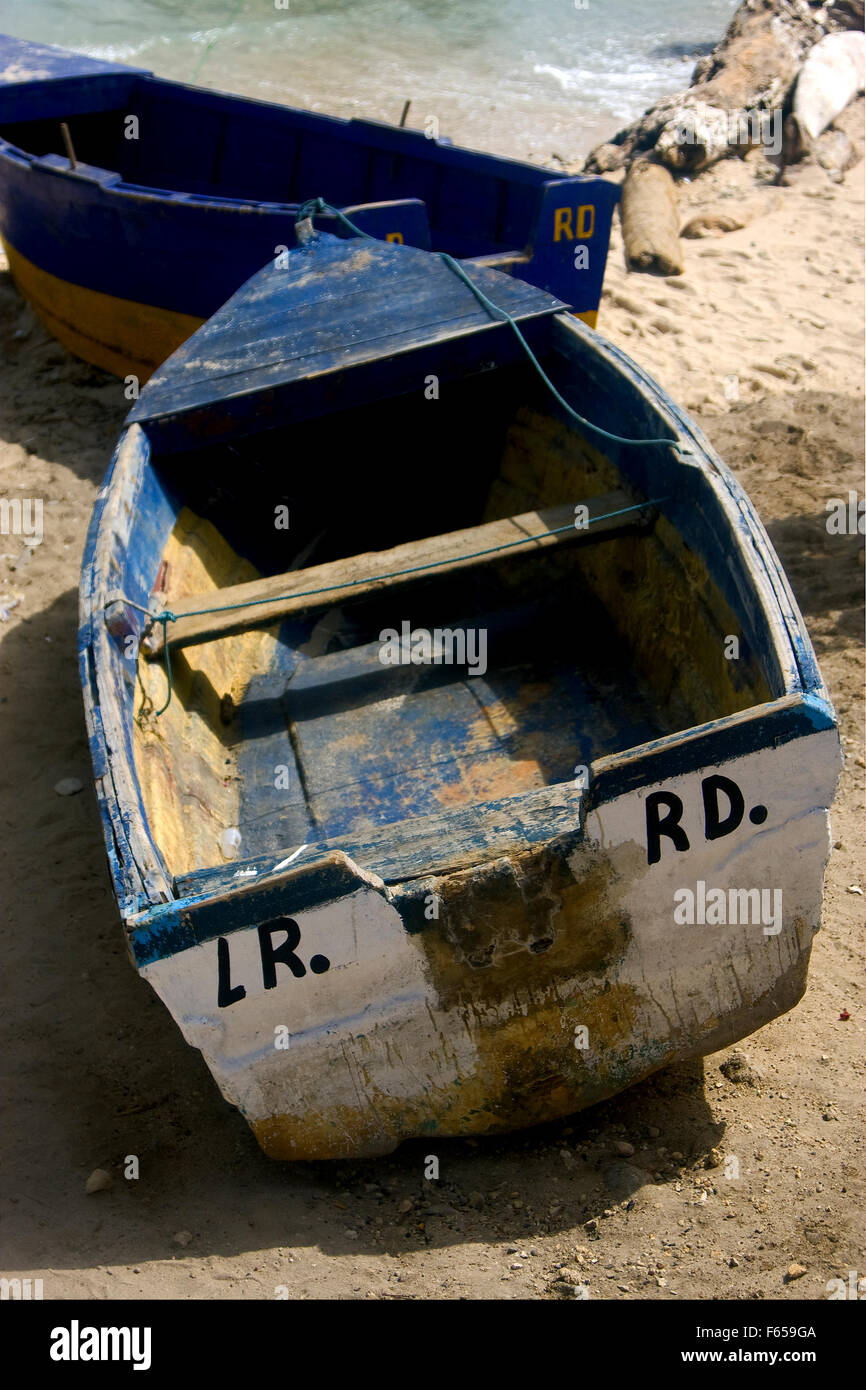 harbor water boat and summer in republica dominicana Stock Photo - Alamy