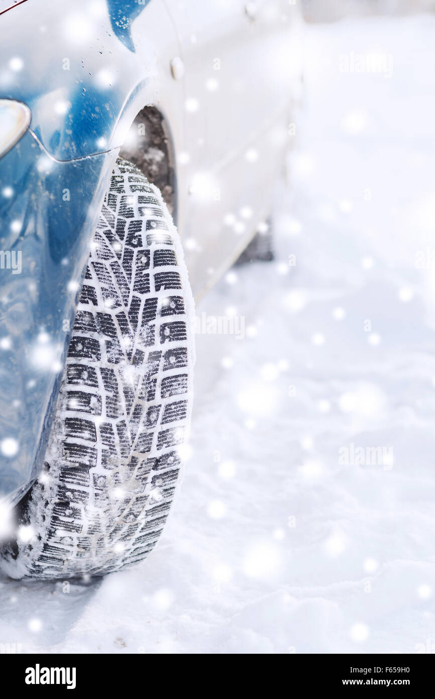 Frozen snow wheel hi-res stock photography and images - Alamy
