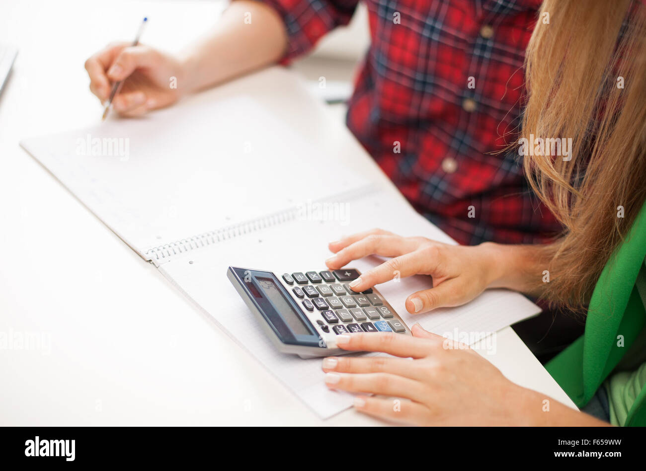 Class calculator hi-res stock photography and images - Alamy