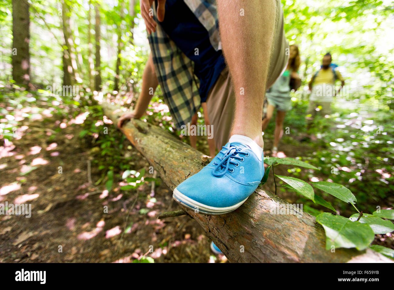 Man fallen over woods hi-res stock photography and images - Alamy