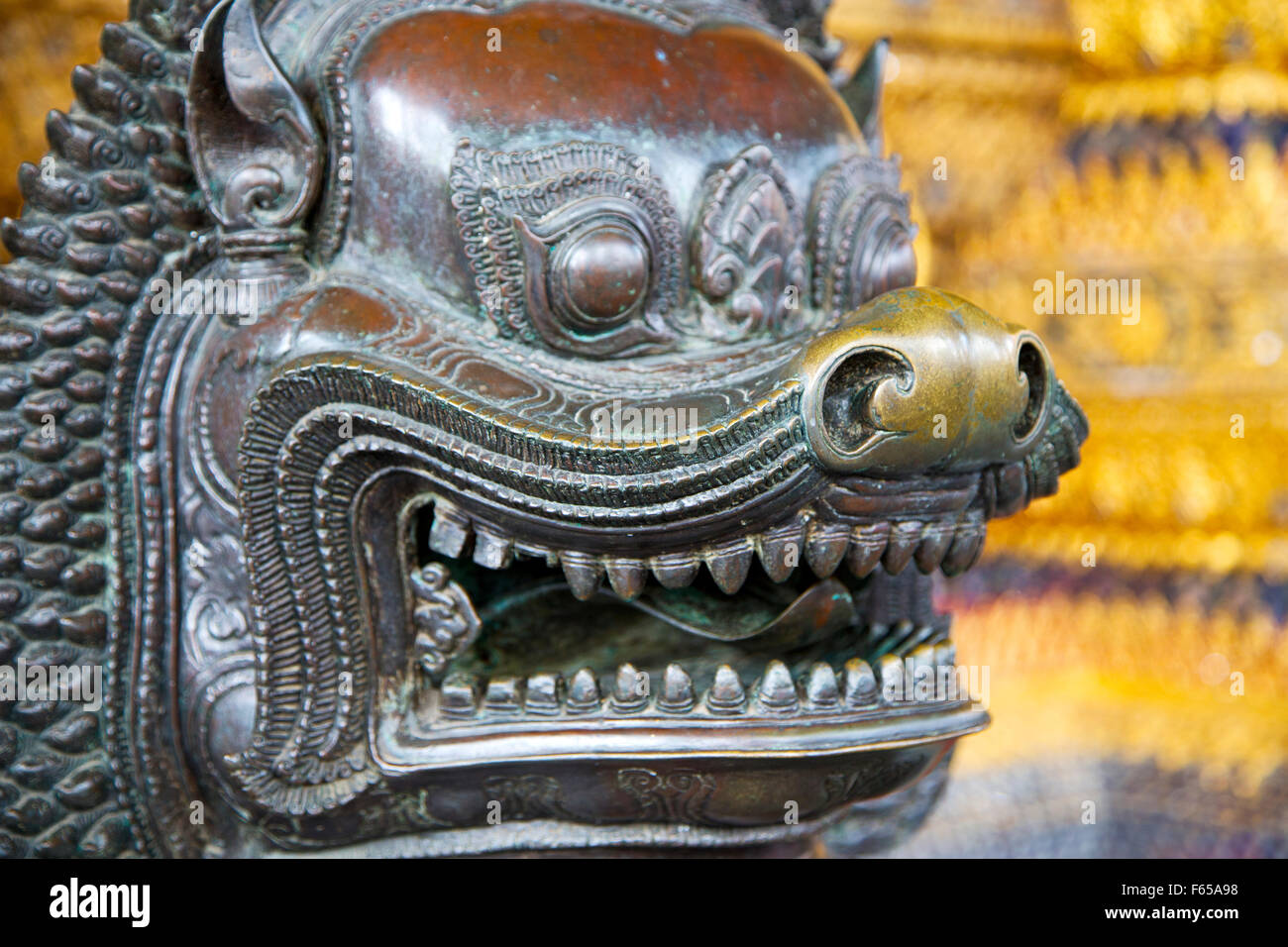 demon in the temple bangkok asia thailand abstract cross colors step ...