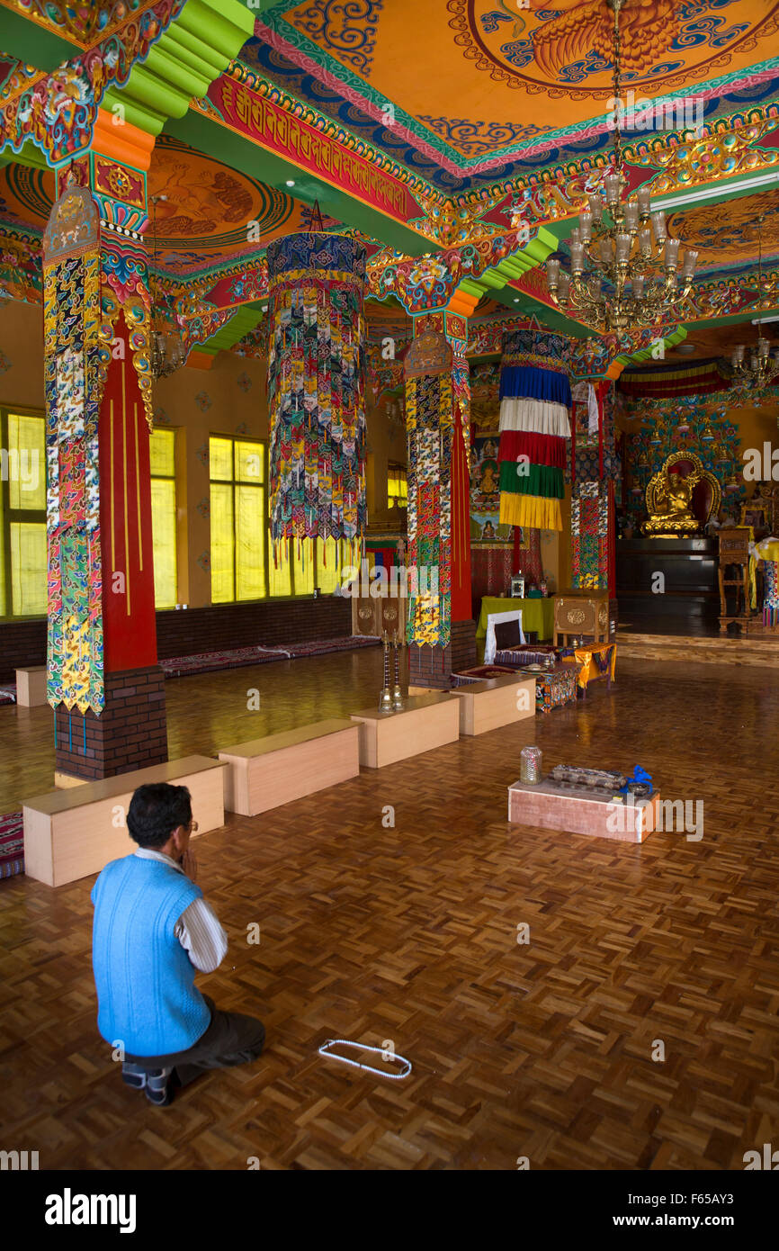India, Himachal Pradesh, Spiti, Kaza, Sakya Tangyud (Tenggyu) Monastery ...