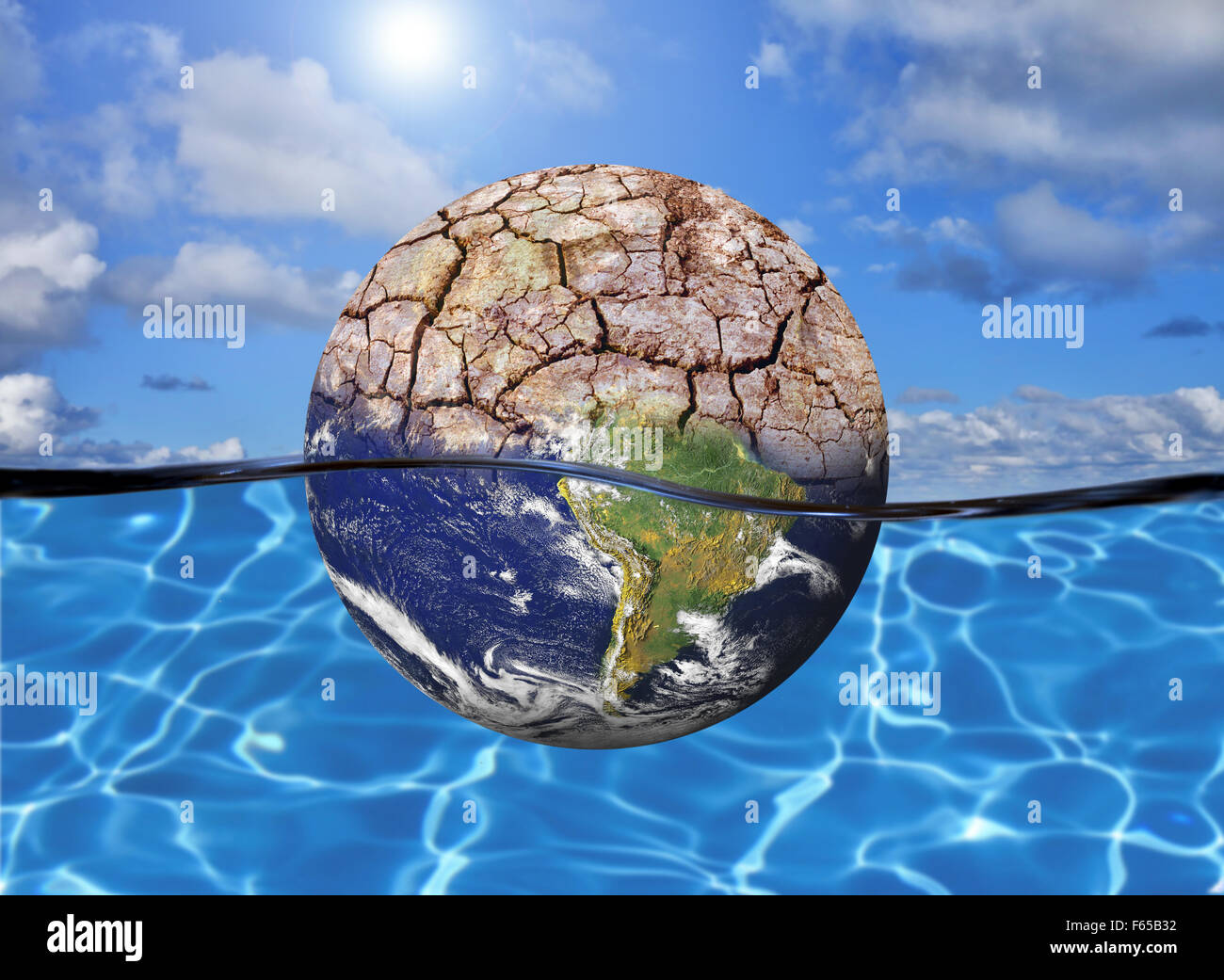 Drought and flood Stock Photo - Alamy